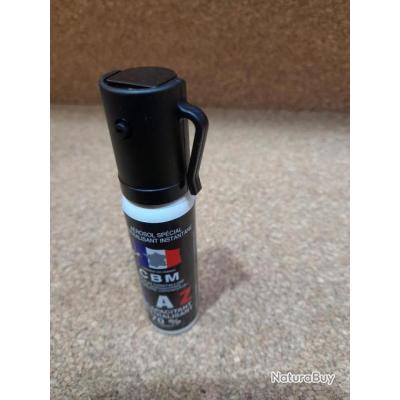 1 aérosol anti agression gaz en 25ml SAPL - Bombe lacrymogène à poivre ...