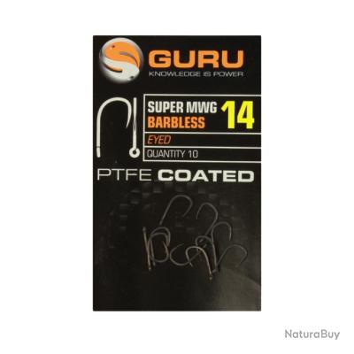 Hamecon Guru Super MWG Barbed/Eyed N°12 - Hameçons Coup & Anglaise ...