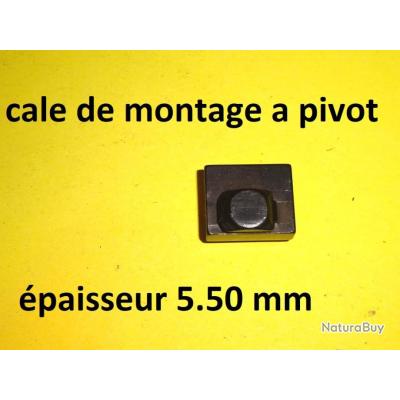 Cale hauteur 5.50 mm de montage pivotant BROWNING REMINGTON CZ etc ...