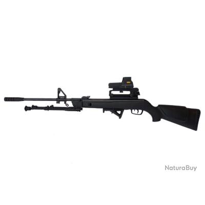 Carabine SHADOW 100055 AR15M16 GAMO + HOLOGRAPHIQUE 552 + Bipied Installée Cal.5,5 mm 19,9 ...