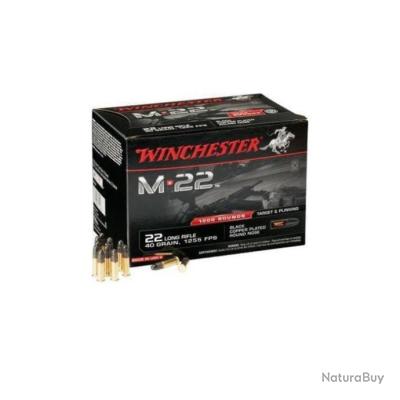 Munitions Winchester M22 Black Plinking Lead Round Nose - Cal. 22 LR ...