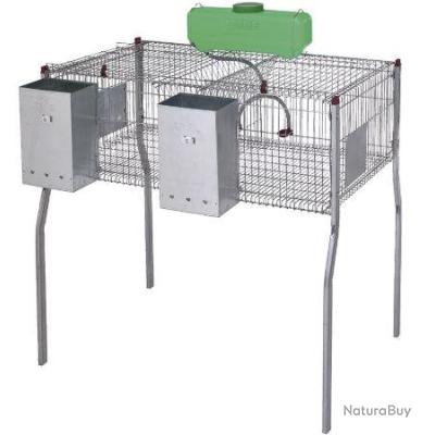 Cage pour lapins GAMMA 2 -plancher metal - Cages pour rongeurs (10268129)