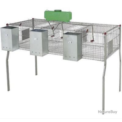 Cage pour lapins GAMMA 3 - plancher metal - Cages pour rongeurs (10268136)