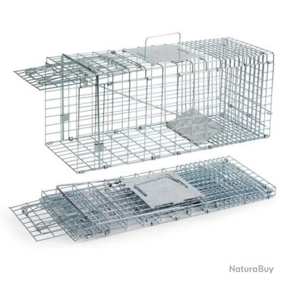 Cage de capture pour chats pliant - moyenne - Pièges cages et ...