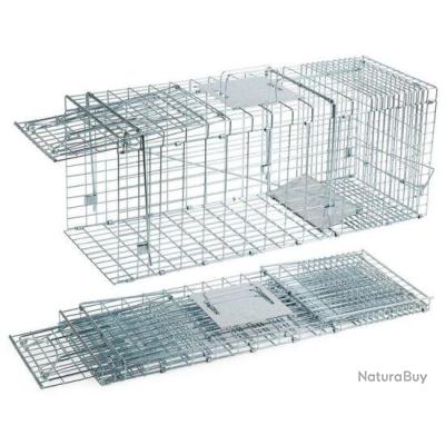 Cage de capture pour chats pliant - grand - Pièges cages et belettières ...