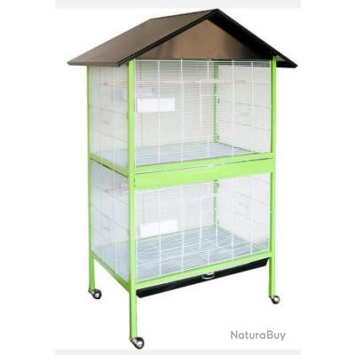 Volière mobile duplex taille M - Cages à oiseaux et volières (10268762)