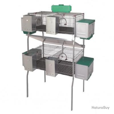 Cage pour lapins GAMMA 7-1 (2 niveaux) - Cages pour rongeurs (10269016)