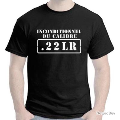 T-SHIRT - INCONDITIONNEL DU CALIBRE .22 LR - Long Rifle carabine ...