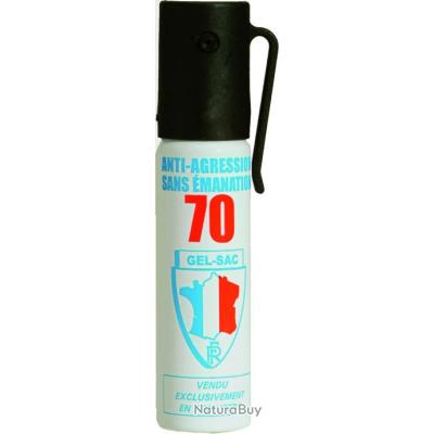 Bombe aérosol de défense au gel lacrymogène 25ML - Bombe lacrymogène à ...