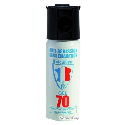 Bombe lacrymogène de défense au gel 50ML - Bombe lacrymogène à gel ...