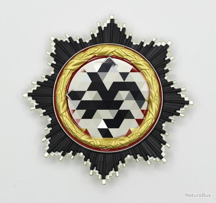 Deutsch kreuz - croix Allemande OR 1941 REPRODUCTION de belle qualité ...