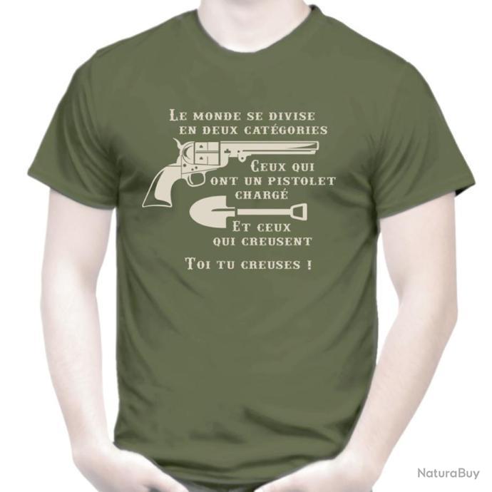 T-SHIRT - LE MONDE SE DIVISE EN DEUX CATEGORIES - Western Le Bon La ...
