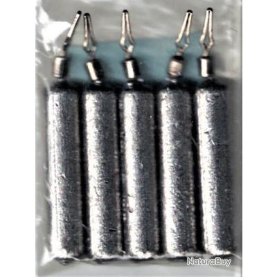 PLOMB DROP SHOT long - 5 gr par 5 pièces - Plombs Carnassiers (10314561)