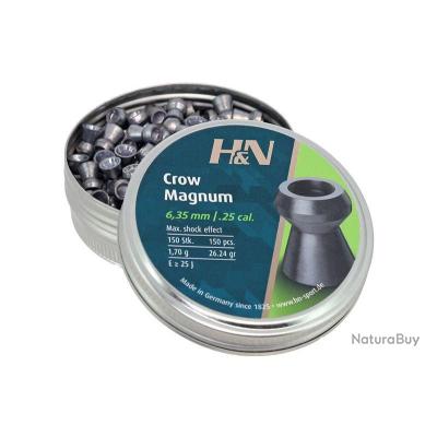 Plombs H&N Crow Magnum 6.35mm H&N - Plombs pour air comprimé (10332434)