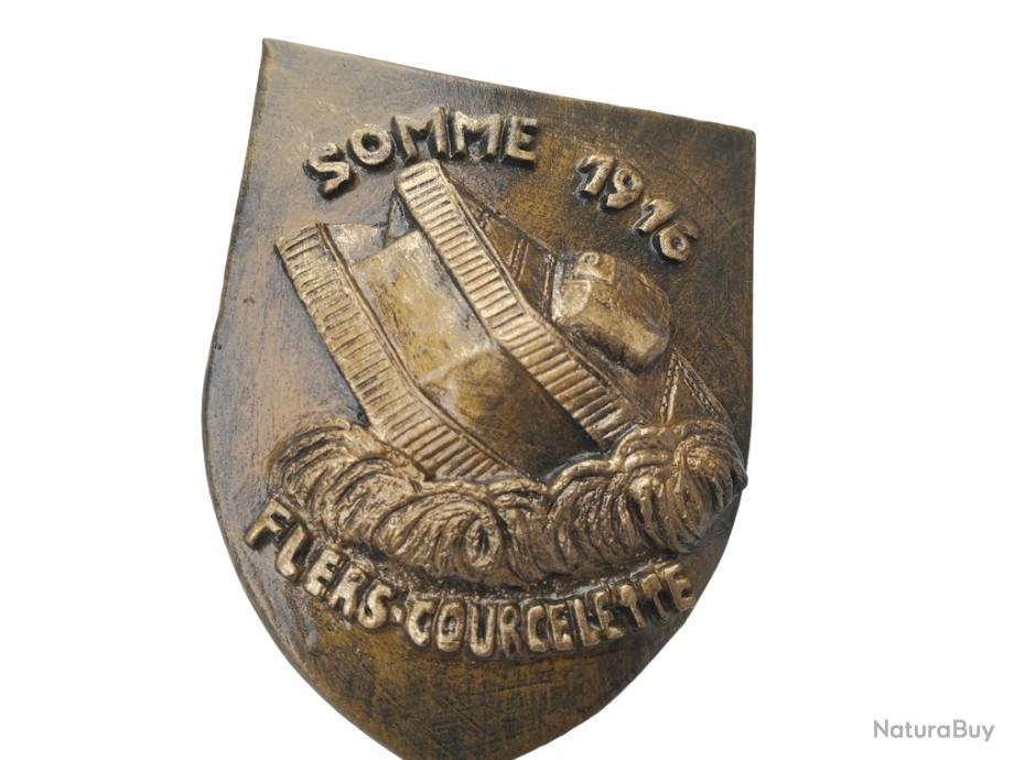 Blason Somme 1916 -Flers Courcelette ( English Tank Mark 1) - Insignes ...
