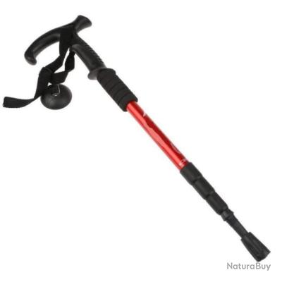 Bâton de Randonnée T-Rétractable Sports Extérieur Voyage Canne Escalade ...