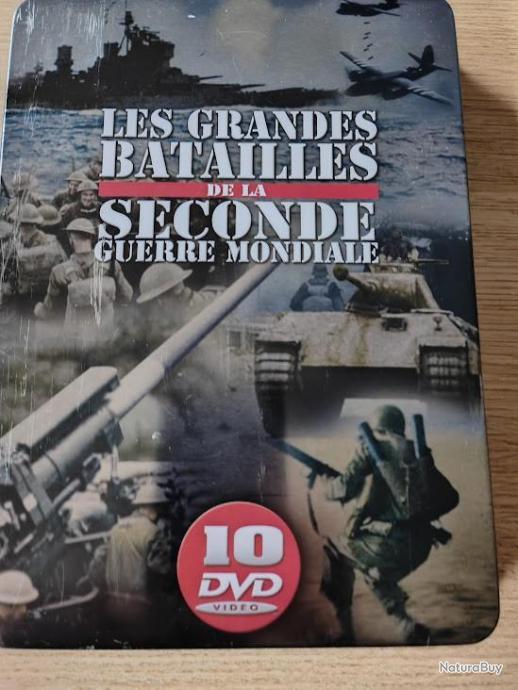 Les Grandes batailles de la Seconde Guerre Mondiale coffret 10DVD - K7 ...