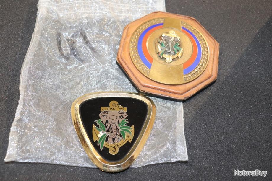 Lot 2 objets du 4è bataillon d'infanterie marine d'Abidjan 4è BIMA ...