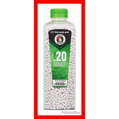 BILLES AIRSOFT 6MM BIO 0.20G X 5050 EN BOUTEILLE - Billes bio 6mm ...