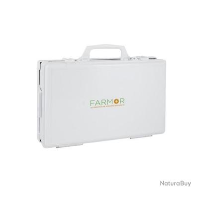 Coffret de secours vide avec poignée de transport et support mural ...