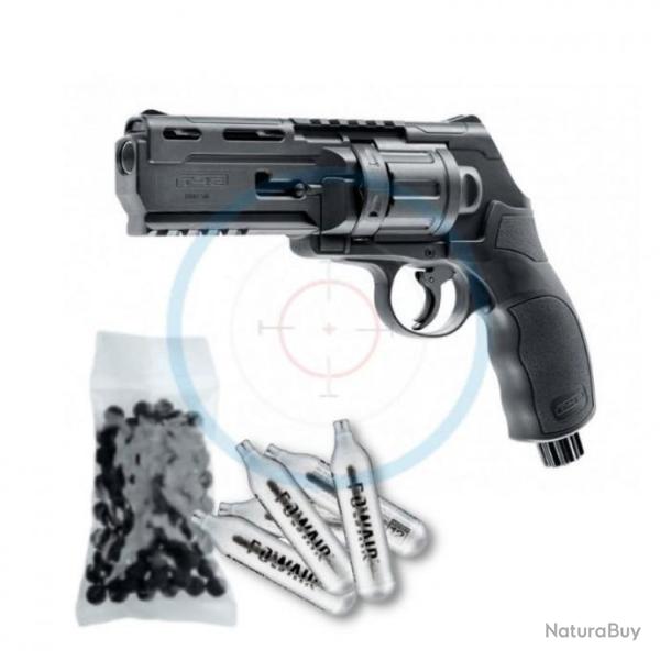 Pack Défense HDR50 T4E Umarex 11J + 50 Balles Caoutchouc + 5 CO2 - Armes à balles caoutchouc de ...