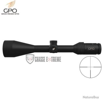 Lunette GPO Passion 3x- 4-12x50 - Réticule G4 IL SFP - Lunettes d'affût ...