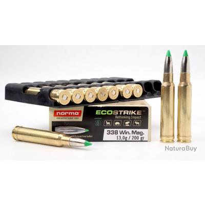 Norma 338 Win Mag 13g 200gr x1 boite - Balles Calibre 338 Win Mag ...