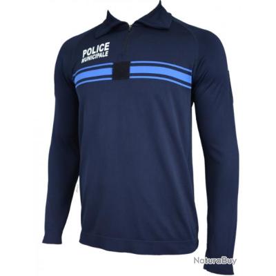Polo manches longues extrême Police Municipale - Polos de sécurité ...