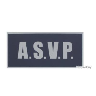 Bandeau sur velcro ASVP rétroréfléchissant 28 X 13 cm DOS - Brassards ...