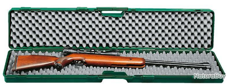 Mallette mousse alvéolée avec fermeture 4 pts coulissants pour fusil et ...