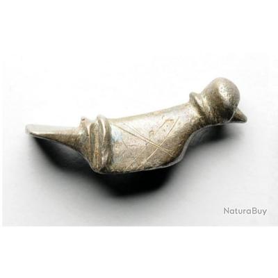 Empire Romain : magnifique fibula petit oiseau, Argent! (1er -2e siecle ...