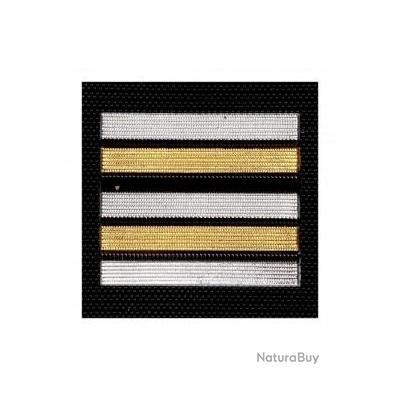 Grade 5 x 5 cm tissu LIEUTENANT COLONEL - Epaulettes - Grades - Galons ...
