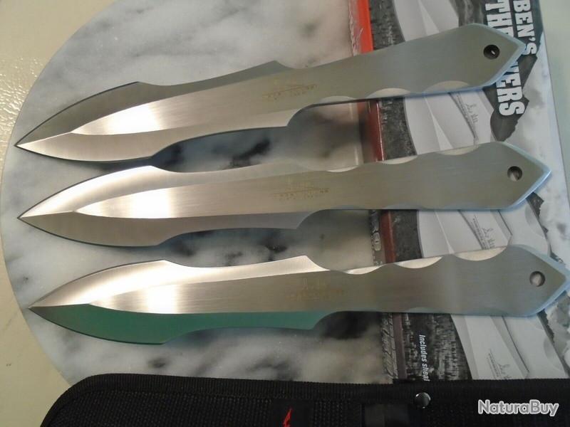 Lot de 3 Couteaux de Lancer United Cutlery Gil Hibben 3 Piece Gen III ...