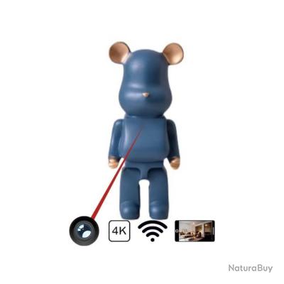 Statue Ours Caméra 4k Wifi Grande taille avec accès aux images en ...