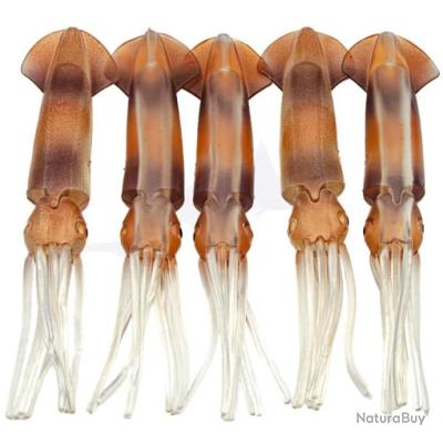 Squidnation Rubber Mauler Squids Natural 7 Inch - 18cm - Leurres ...