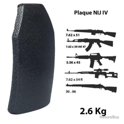 Plaque balistique NIJ IV Multi Curve 2.6Kg - Plaques balistiques (10551024)