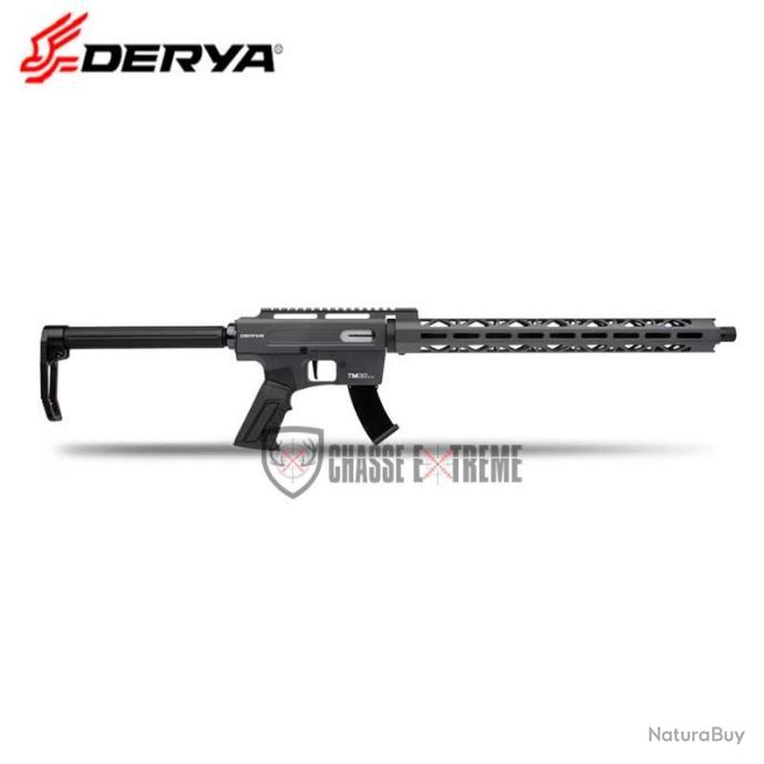 Carabine DERYA TM22 18" Gris Cal 22Lr 2 Chargeurs 10 Coups avec Garde ...