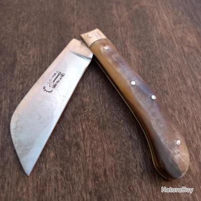 Couteau Régional DONJON YATAGUAN VÉRITABLE BROSSARD Manche en Corne ...