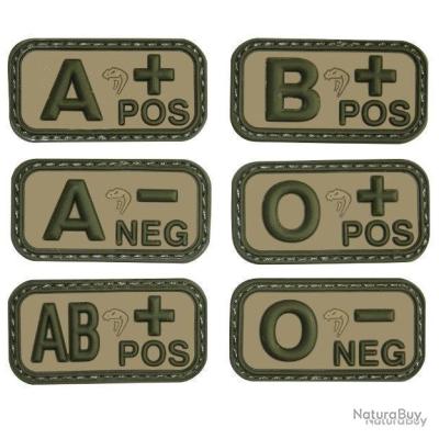Patch PVC Groupe sanguin Vcam Viper - A+ - A60925 - Ecussons - Patch Airsoft (10593751)
