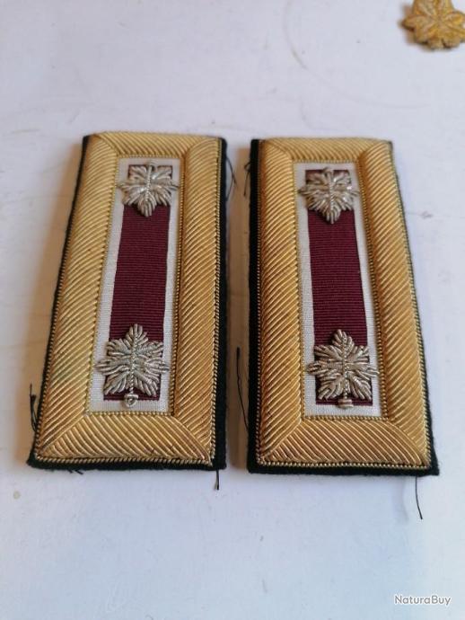 2 epaulettes grades officier de sortie armée us LIEUTENANT COLONEL WW2 ...