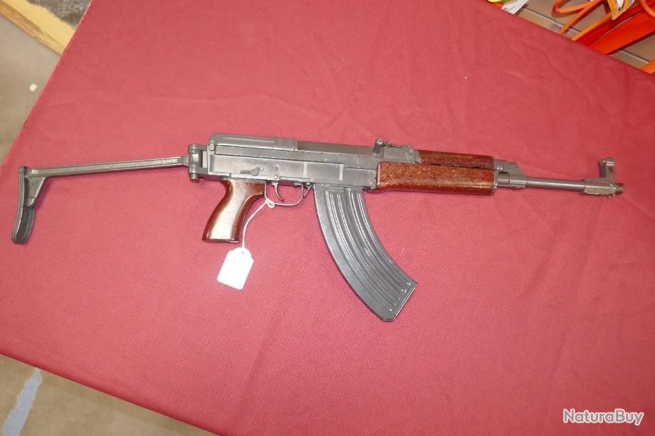 Fusil d'assaut VZ58 en 7.62x39 version crosse repliable Neutralisé aux nouvelles normes - Fusils ...