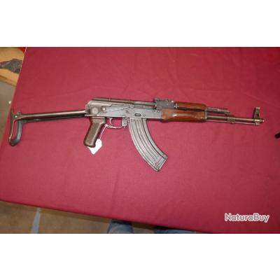 Fusil d'assaut AKMS en 7.62x39 Roumaine daté 1968 Neutralisé au ...