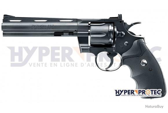 Colt Python 357 Magnum noir 6 pouces à billes acier 4.5 mm - Revolvers ...