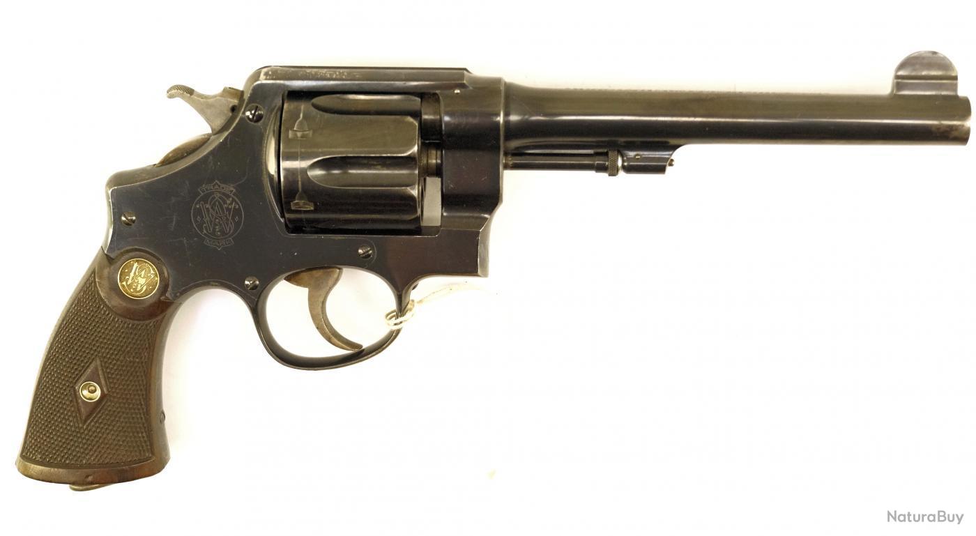 Revolver smith wesson hand ejector 2em model calibre 455 webley ...