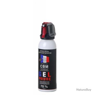Bombe lacrymogène Spray Aerosol 100 ml GEL Poivre CBM - Bombe ...