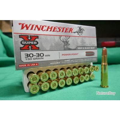 Balles 30-30 de winchester a 150gr en POWER POINT - Balles Calibre 30-30 Winchester (10675236)