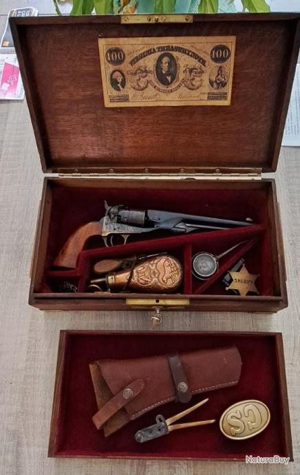 Coffret 1860 colt centennial centaure - Revolvers à poudre noire (10700215)