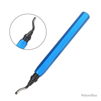 Stylo lame d'ébavurage - Bleu - Alésoirs, outils à chanfreiner et à ...