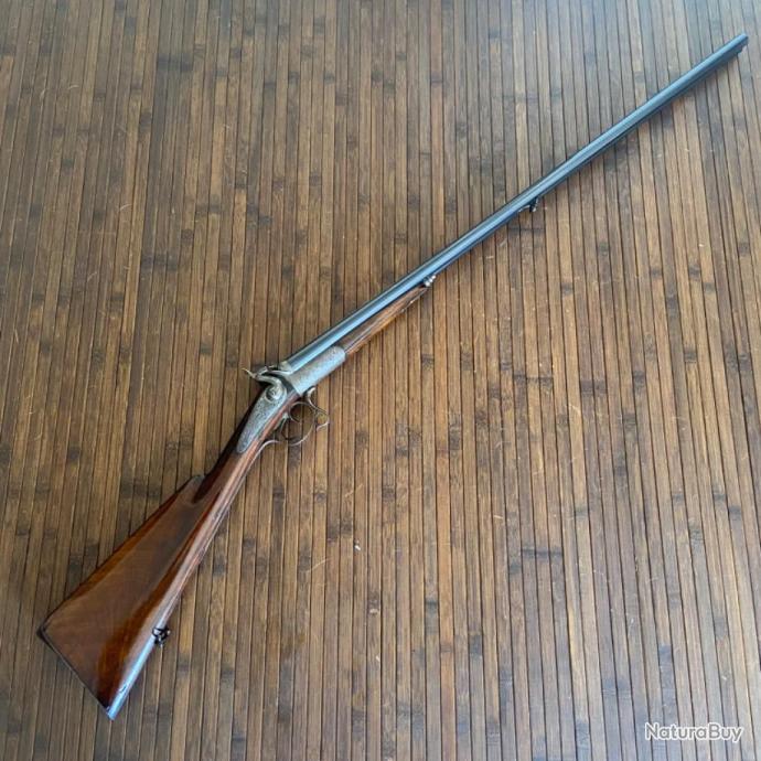 TRÈS BEAU ET RARE FUSIL JUXTAPOSÉ MANUFACTURE DE CHATELLERAULT CALIBRE ...
