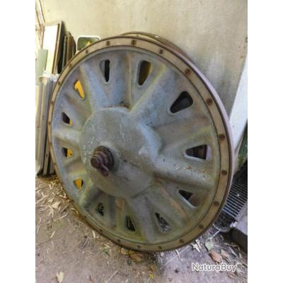 ALLEMAGNE 39-45 ARTILLERIE : ROUES PAK 1918 DATEES 1938 + ESSIEU ...